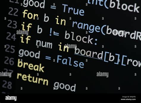 Real Python Code Developing Screen Programing Workflow Abstract