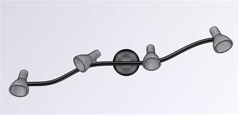 곡선 벽 램프 3d 모델 3 Blend Free3d