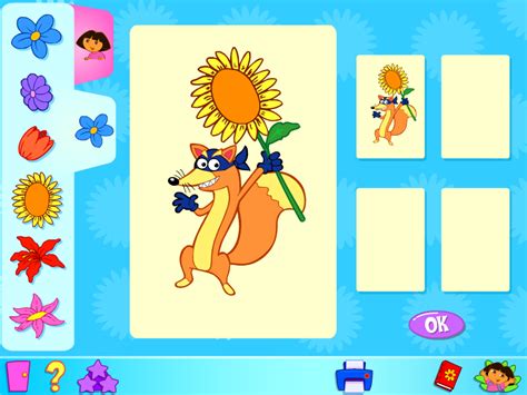 Dora The Explorer Click And Create 6 The Wizzle And The Wishes Play Online On Flash Museum 🕹️