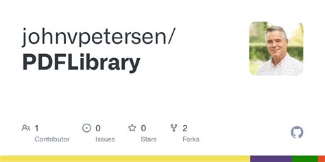 GitHub Johnvpetersen PDFLibrary