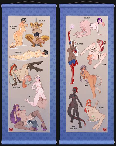 Scroll O Sketches July By NinjaKitty Hentai Foundry