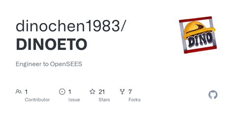 GitHub Dinochen DINOETO Engineer To OpenSEES