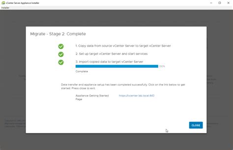 Migrating Vmware Vcenter Server From Windows To Vcsa 67