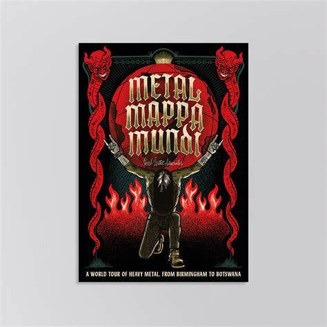 Heavy Metal World Map Music Art Map And Cultural Guide Wandering