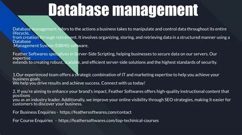 Ppt Database Management Powerpoint Presentation Free Download Id