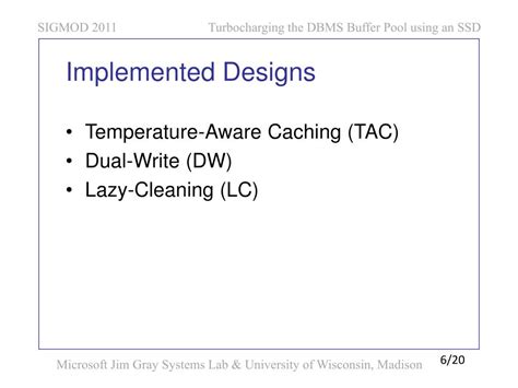 ppt turbocharging the dbms buffer pool using an ssd powerpoint