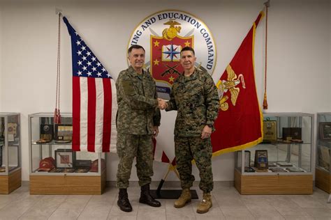 Dvids Images Tecom Meets With Commandant Of Training And Doctrinal