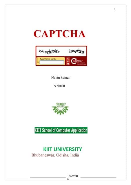 Captcha Ppt Pptx Captcha Ppt Pptx