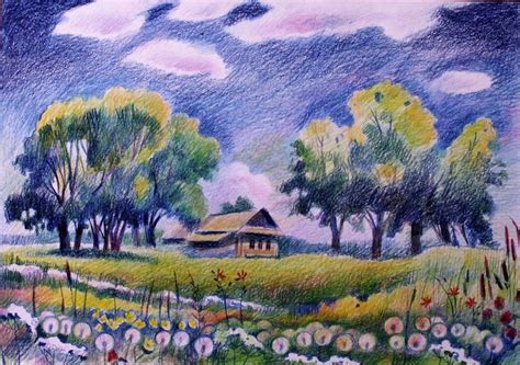 Paskoart в 2024 г Рисунок цветными карандашами Цветные карандашные рисунки Картины