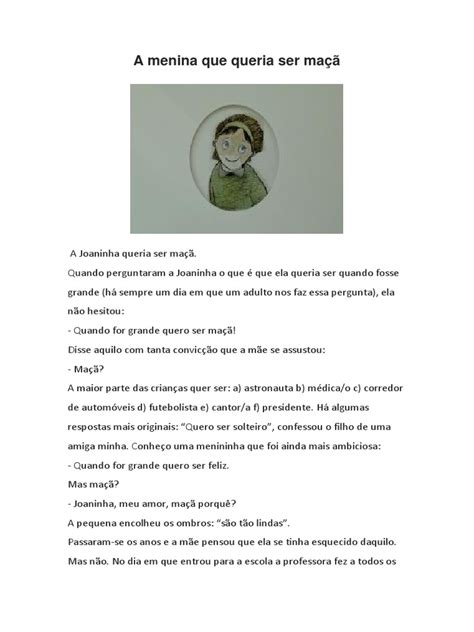 A Menina Que Queria Ser Maçã Pdf