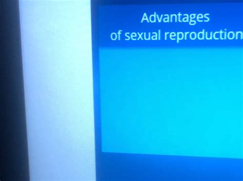 Solved Advantages Of Sexual Reproduction [biology]