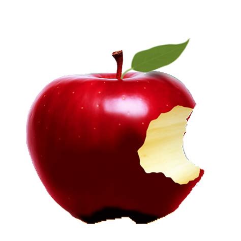Premium Ai Image An Apple With A Bite Taken Out Of It