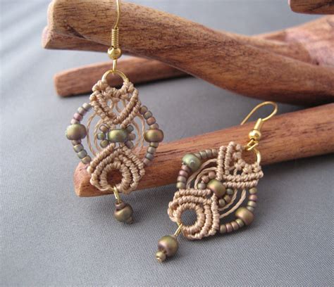 Macrame Earrings Patterns And Ideas