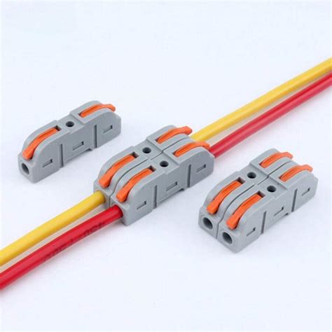 1set 20pcs Quick Splice Wire Connector 1 To 1 Inline Wire Connectors