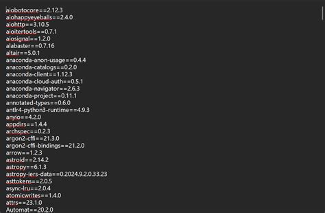 【python】使用pip导入环境依赖报错：没有这样的目录或者文件error Could Not Install Packages Due
