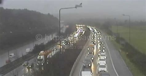 M25 Traffic Live Updates After Crash Between Car And Lorry Leaves Rush