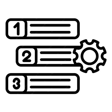 Premium Vector Prioritization Vector Icon Can Be Used For Action Plan Iconset