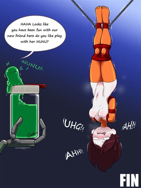 Rule 34 Armwear Blush Bondage Bound Brown Hair Chains Collar Comic