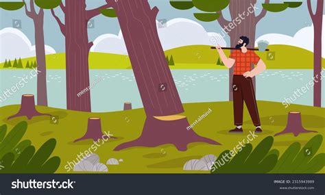 7 163 Chopping Tree Down Images Stock Photos Vectors Shutterstock