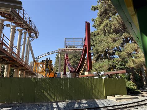 Knotts Montezooma The Forbidden Fortress Hits Key Construction