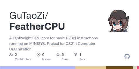 Github Gutaozifeathercpu A Lightweight Cpu For Basic Mips Instructions Running On Minisys