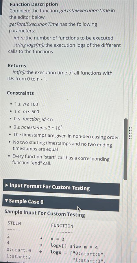Function Descriptioncomplete The Function