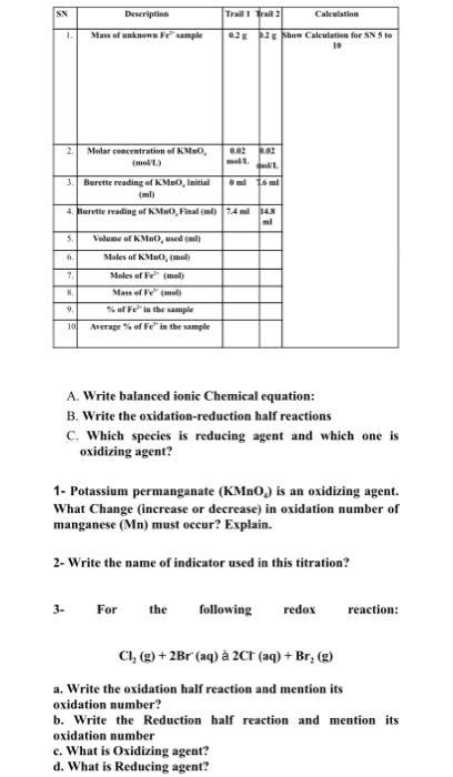 Solved Description Trail Trail 2 Calculation 1 Mas Of Chegg Com