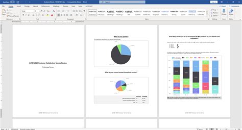 Convert A Report To A Word Document SurveyMethods Knowledge Base