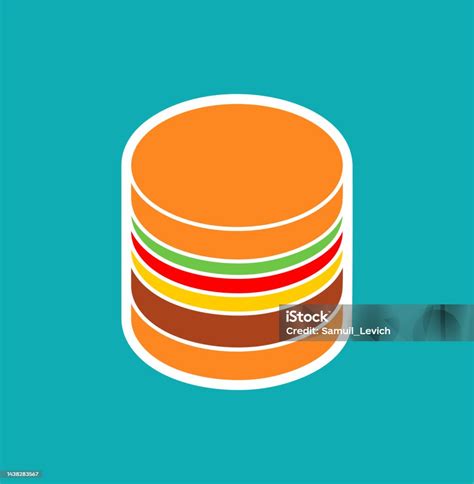 ป้ายเบอร์เกอร์ ไอคอนแฮมเบอร์เกอร์ สัญลักษณ์อาหารจานด่วนแบบง่าย ภาพประกอบสต็อก ดาวน์โหลดรูปภาพ