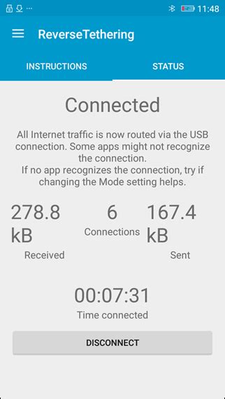 how to reverse tether your computer internet to android phone