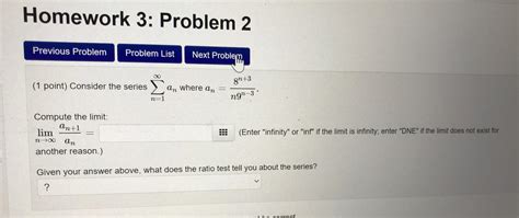 solved homework 3 problem 2 1 ﻿point ﻿consider the series