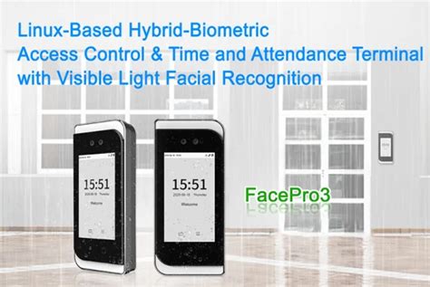 IP Rated Facial Recognition Door Access Control System With TCP IP RS WiFi Access