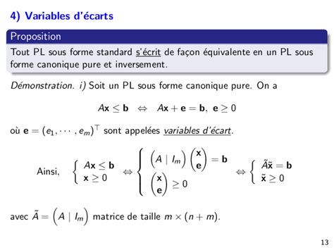 Notes Sur La Programmation Linéaire 2° Partie Notes Économie Docsity