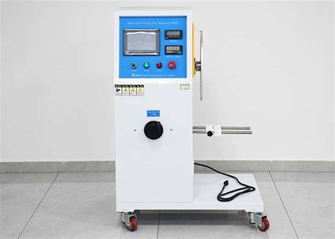 Clause Of IEC Power Cord Flexibility Test Equipment PLC Control
