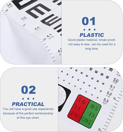 Lurrose Eye Vision Test Chart Visual Test Wall Chart Australia Ubuy