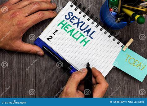 Conceptual Hand Writing Showing Sexual Health Business Photo Showcasing Healthier Body