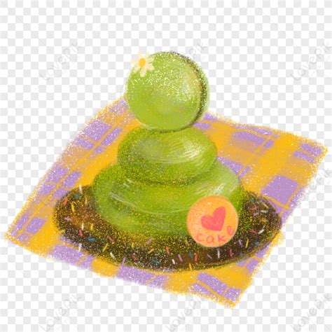 손으로 그린 그림 그물 빨간 말 일치 마카롱 초콜릿 케이크 Png 일러스트 무료 다운로드 Lovepik