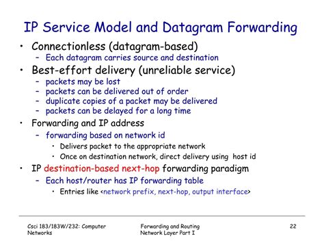 Ppt Switching And Forwarding Network Layer Part I Powerpoint Presentation Id9340769
