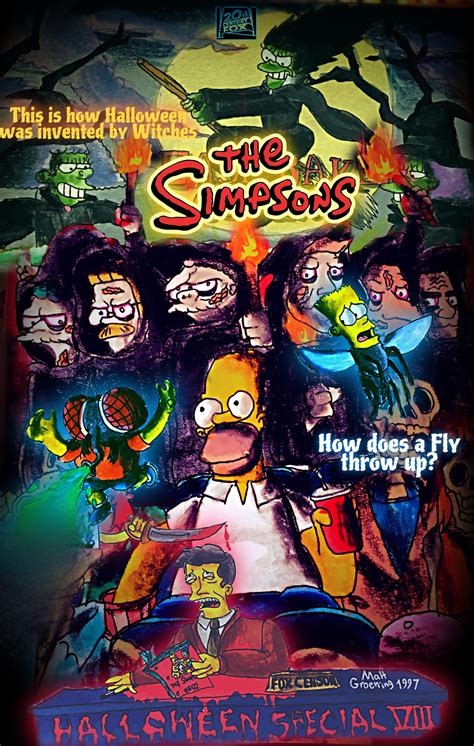 The Simpsons Treehouse Of Horror Viii Poster By Wilduda On Deviantart