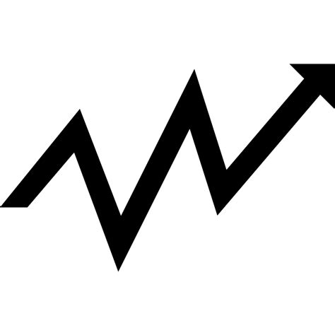 Small Zigzag Arrow Upward Vector SVG Icon SVG Repo