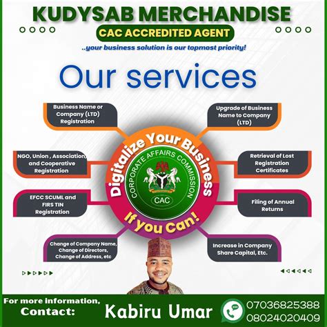Anything Cac We Have You Covered Kabiru Umar