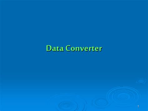 Data Converter