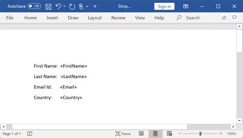 Create A Simple Word Document In Java Syncfusion