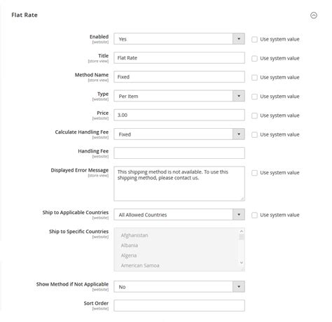 How To Configure Flat Rate Shipping In Magento 2 Hiddentechies