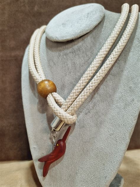 Colar Em Corda Nautica Danielle Caqui Elo7 Produtos Especiais