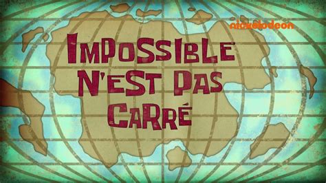 Title Card Spongebob Squarepants Nickelodeon Cards Maps Spongebob