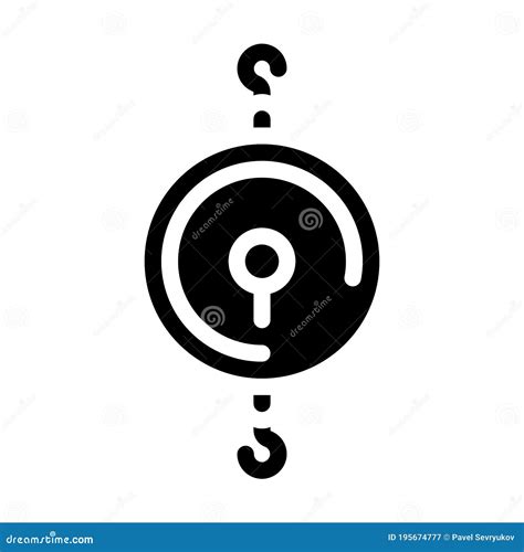 Dynamometer Linear Icon Vector Illustration 205134716