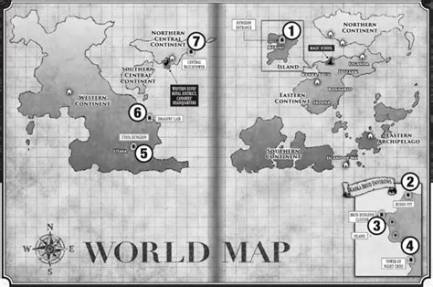 Dungeon Meshi Stash Dungeon Meshi World Map