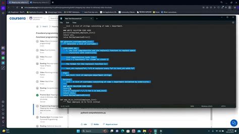 Programming Assignment Mapping Key Values To Dictionary Data Structures Coursera Youtube