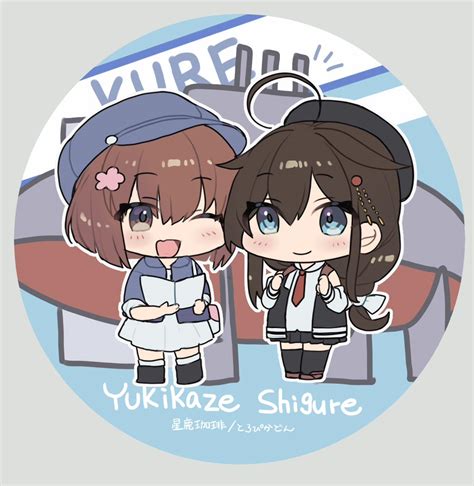 Shigure Yukikaze Shigure And Yukikaze Kantai Collection Drawn By Picoli Danbooru